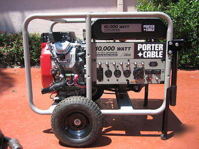Porter cable H1000IS-w 10.000W generator w honda engine