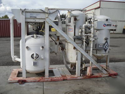 Schmidt sand blast & vacuum recovery +air dryer system