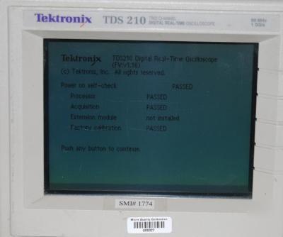 Tektronix tds 210 digital storage oscilloscope